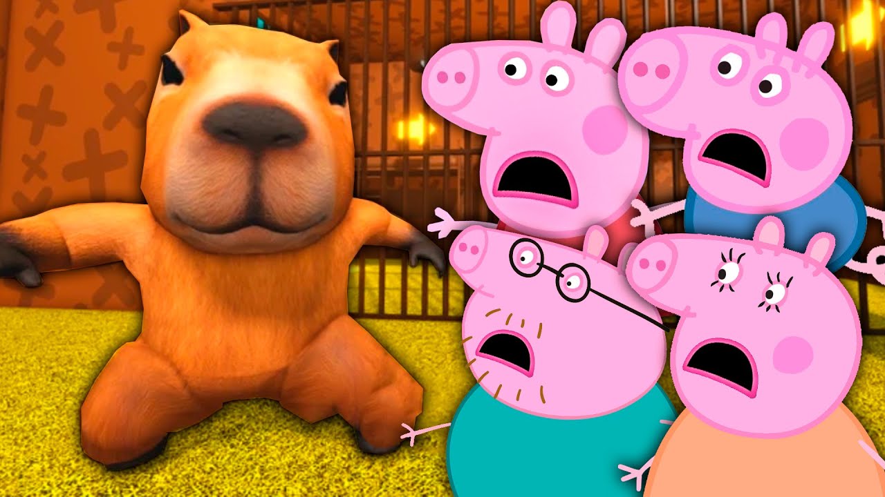 PEPPA PIG ESCAPE CAPYBARA'S PRISON RUN IN ROBLOX - YouTube
