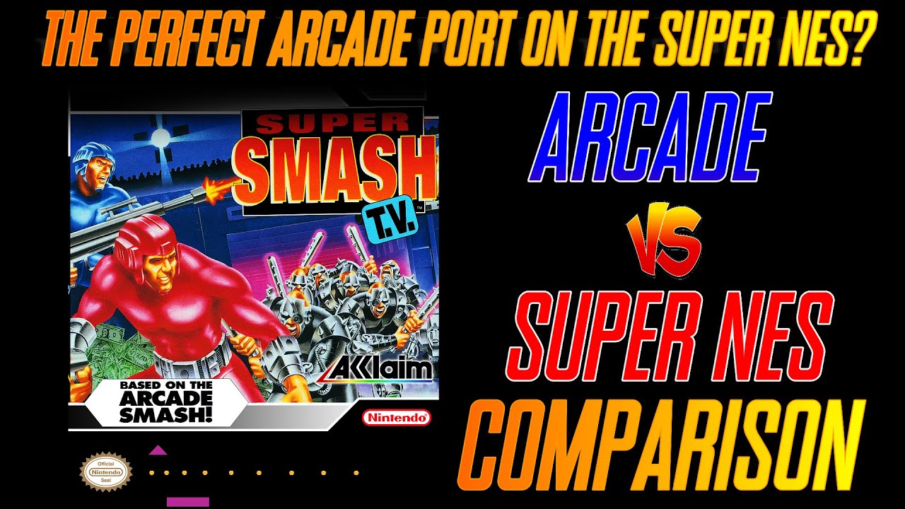 SMASH TV GRAPHICS COMPARISON | Arcade VS Super NES - YouTube