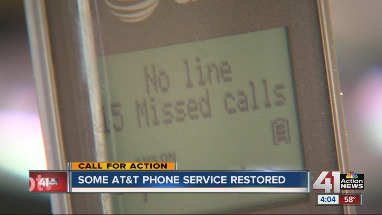 Some AT&T phone service restored - YouTube