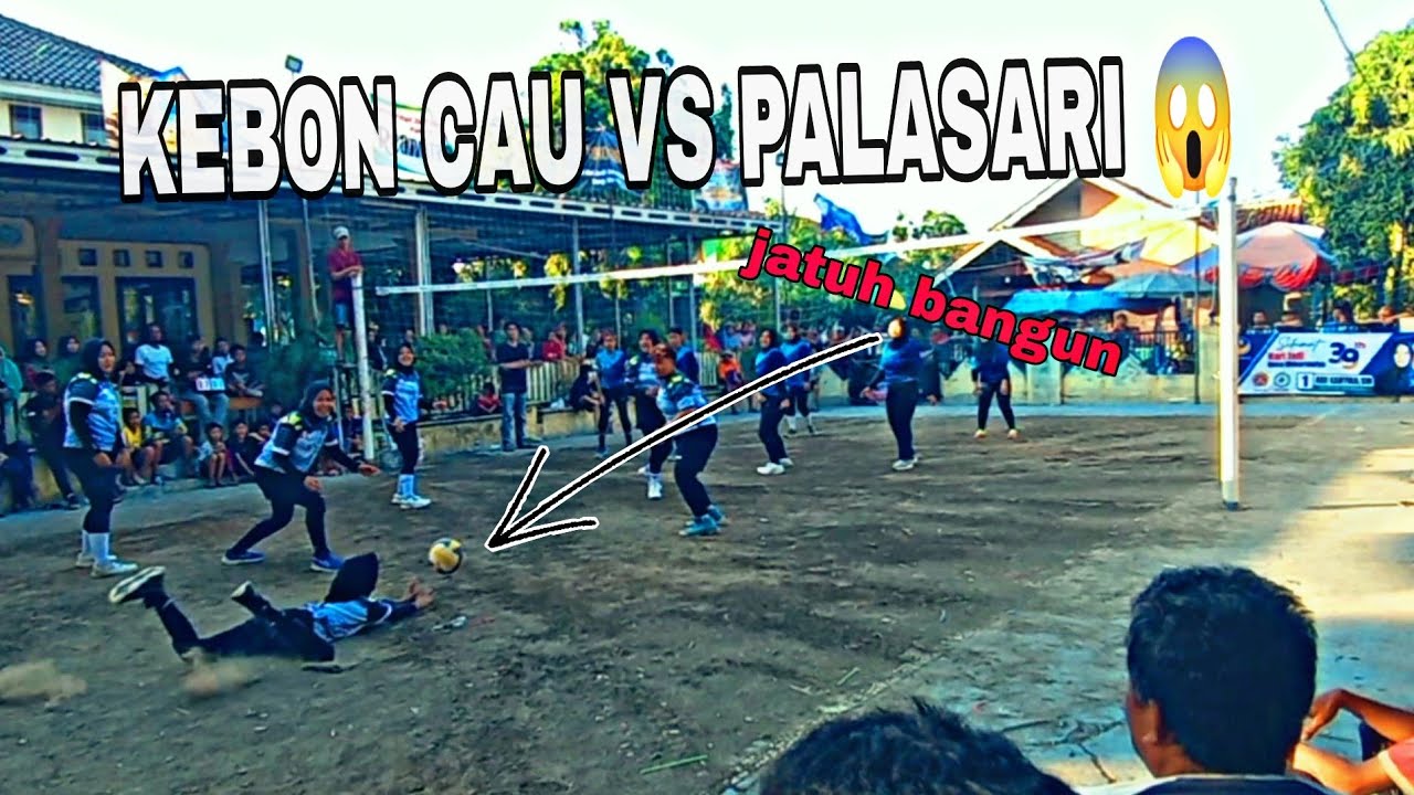 GRAND FINAL VOLLY PUTRI PALING TEGANG KEBON CAU VS PALASARI PORDES DESA ...