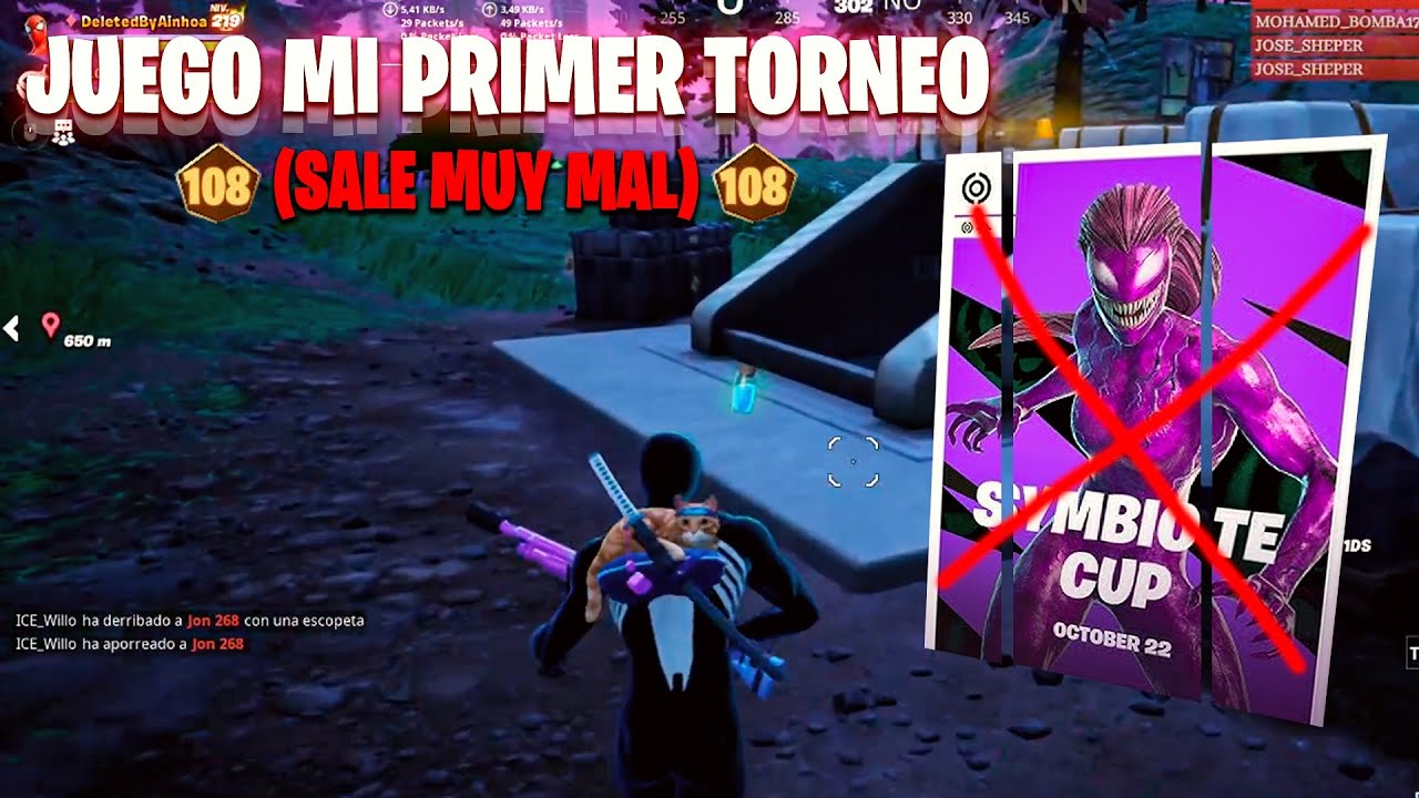 MANCA JUEGA SU PRIMER TORNEO🤨 (SIMBIONTE CUP 2024) | FORTNITE ...