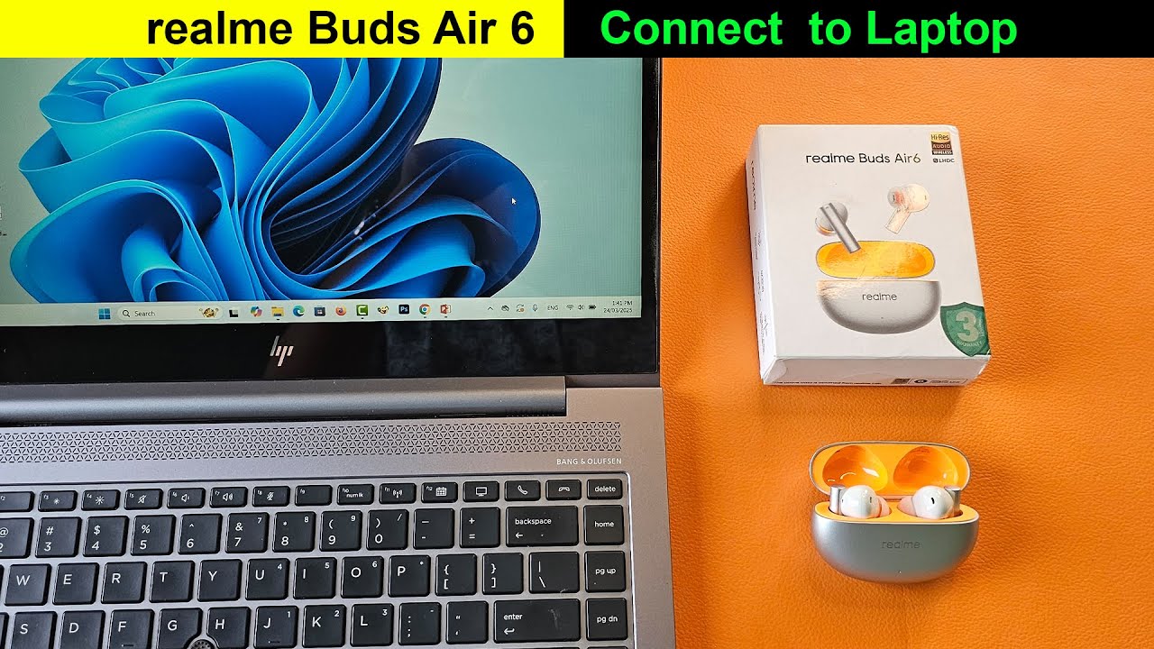 How to connect Realme Buds Air 6 to Laptop - YouTube