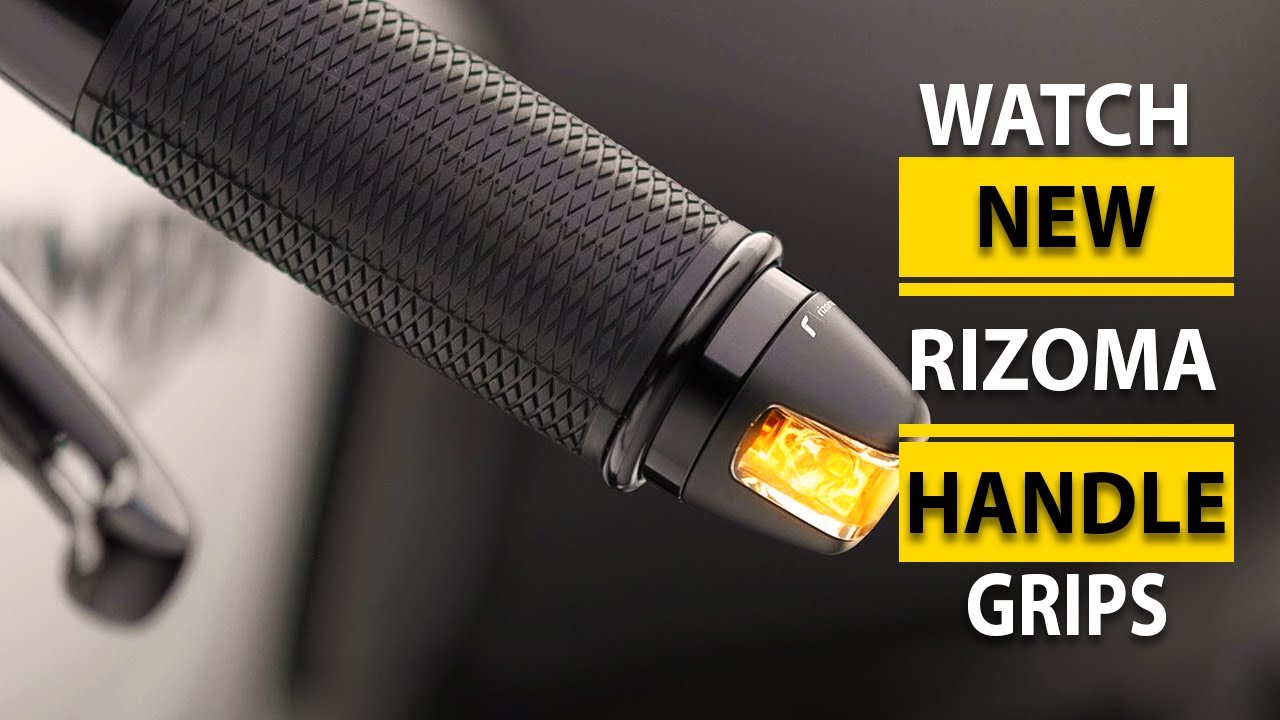 New Rizoma Led Grips | Rizoma Sportline Grips | Auto Care - YouTube