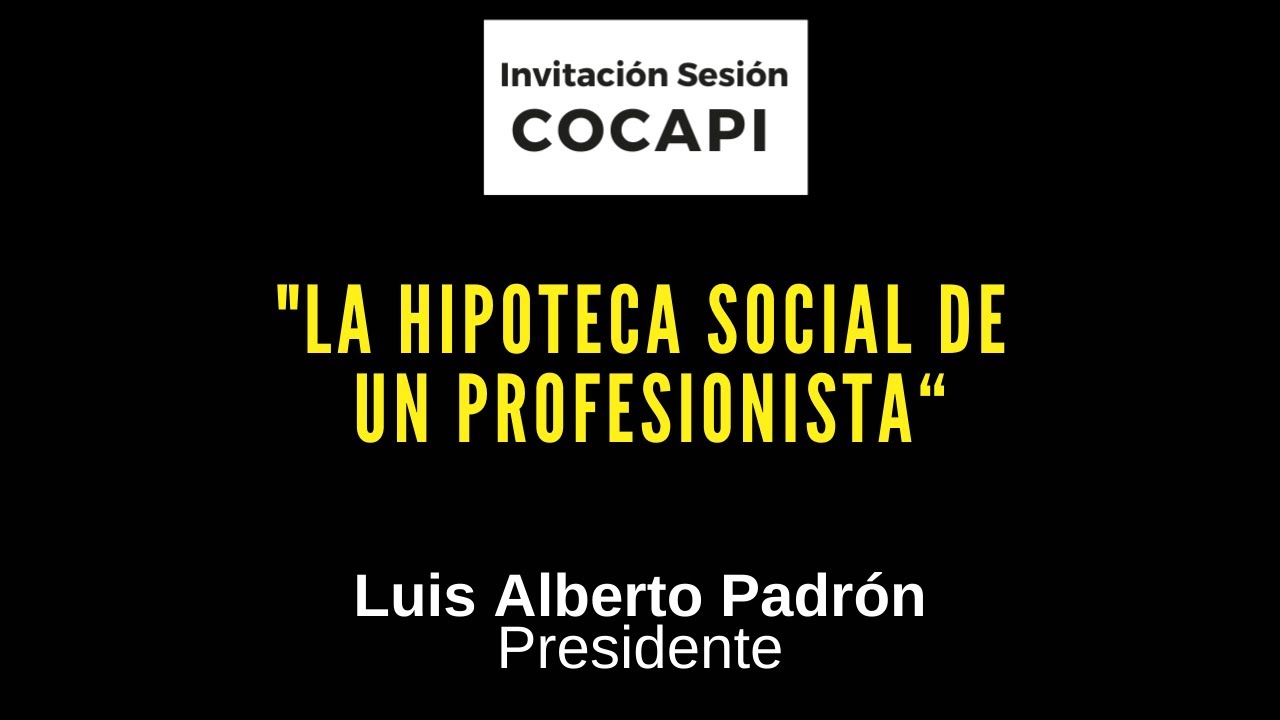 "La Hipoteca Social De Un Profesionista“ - Mtro. David Noel - YouTube