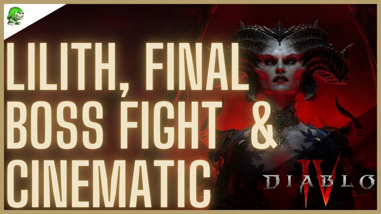 Diablo 4 Lilith Final Boss Fight with Cinematic - YouTube