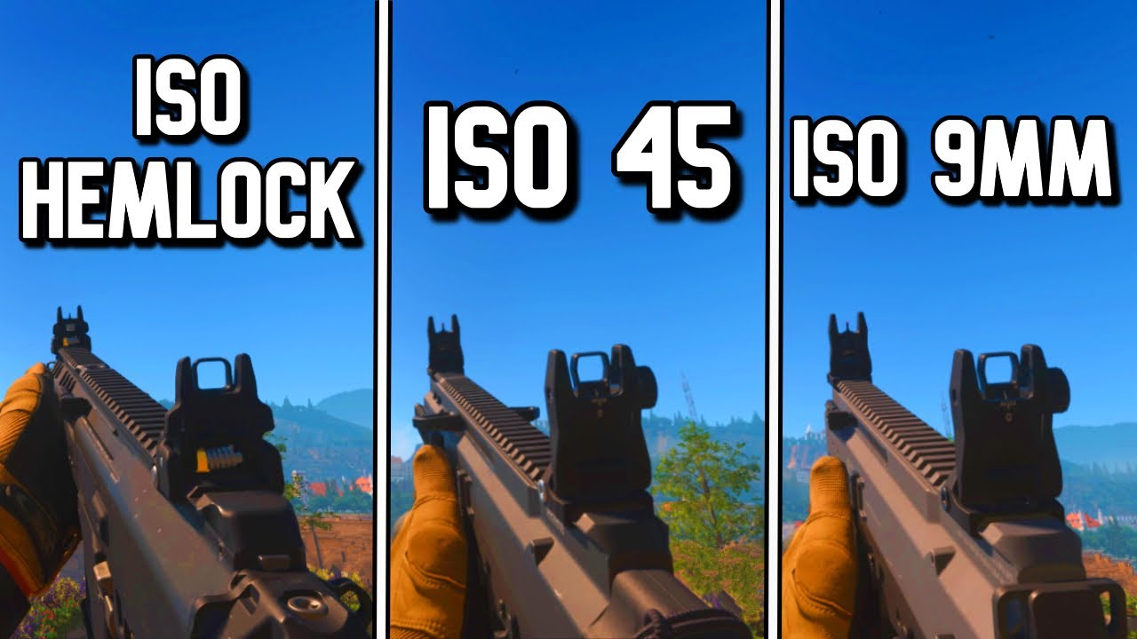 ISO Hemlock vs ISO 45 vs ISO 9MM (Which Is Better In MW2?) - YouTube