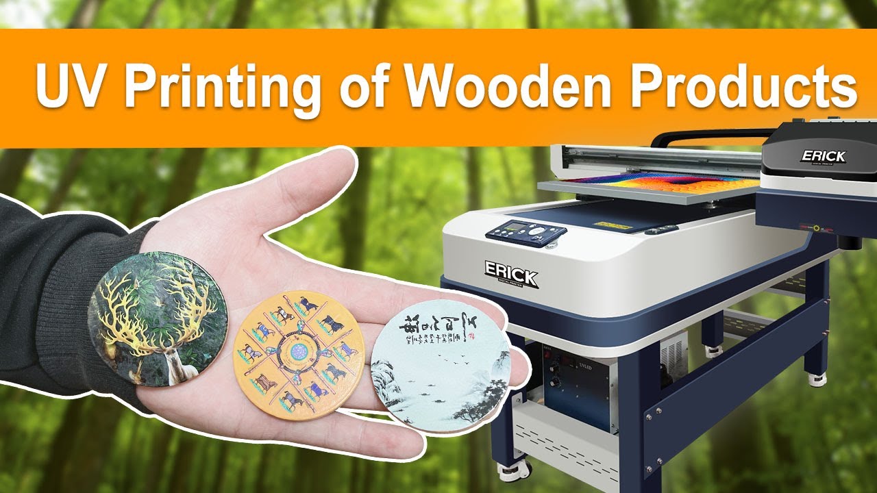 UV Printing Of Wooden Products - YouTube