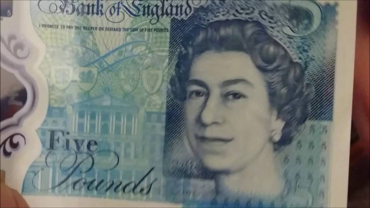 A real unboxing and the new uk five pound note - YouTube