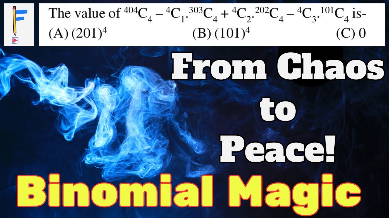 A Brilliant Binomial Theorem Problem | From Chaos to Peace - YouTube