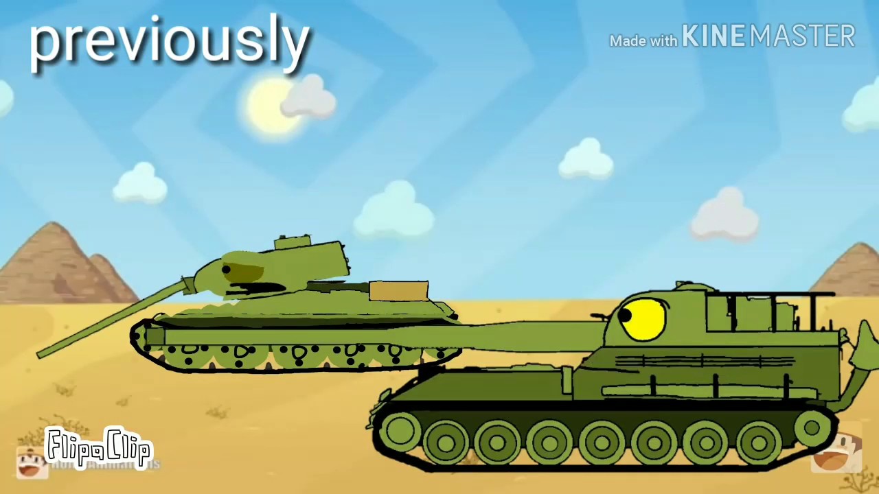 The final battle Cartoon about tanks - YouTube