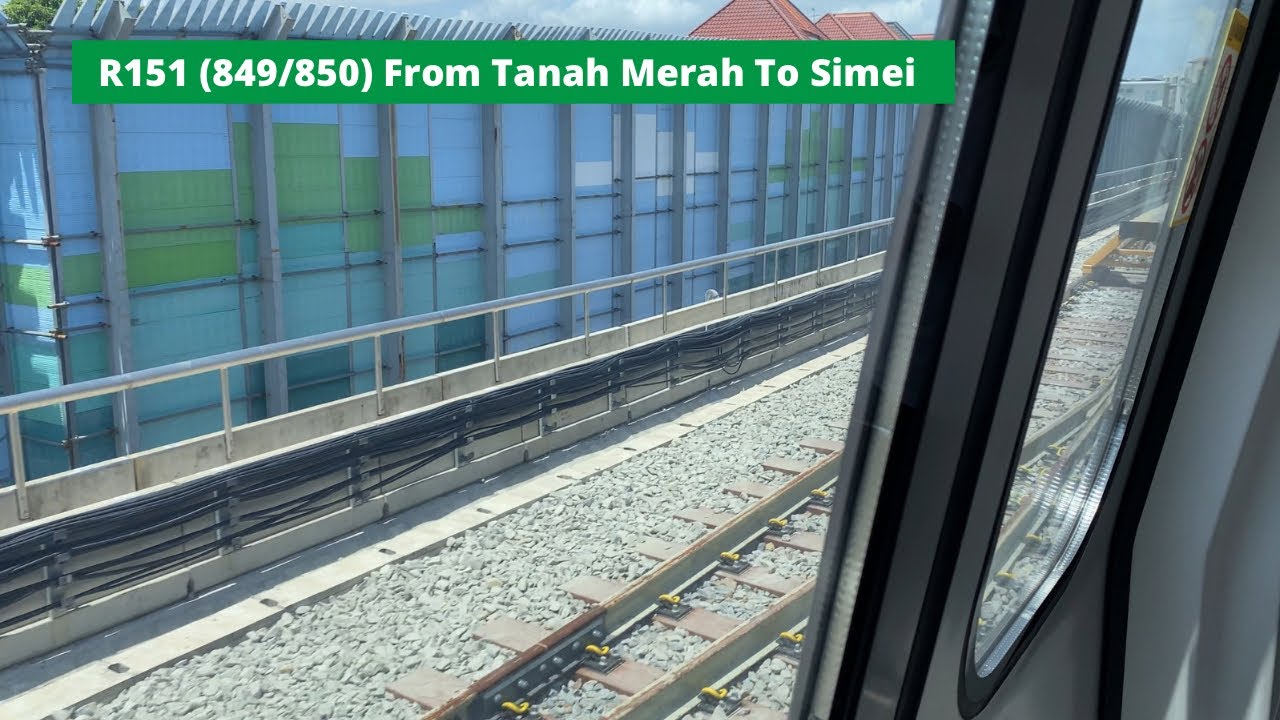 [RT3A Crossing TSR Lifted][SMRT] R151 (849/850) from Tanah Merah to ...