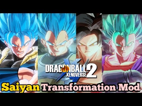 Dragon Ball Xenoverse 2 | Saiyan Transformation Mods Compilation | HD ...
