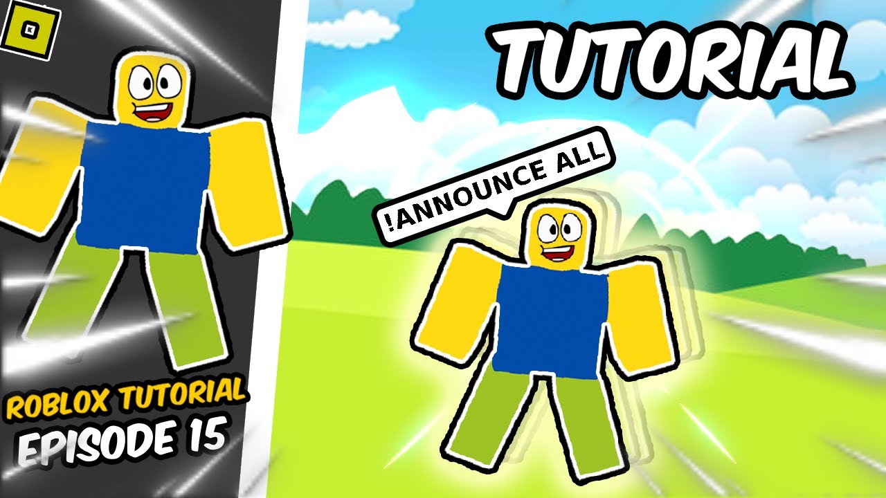 How To Make A GLOBAL Announcement System - Roblox Studio (2024) - YouTube