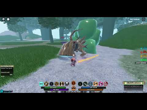 Tree Spirit Boss Fight Location + Full Fight | Shindo Life - YouTube