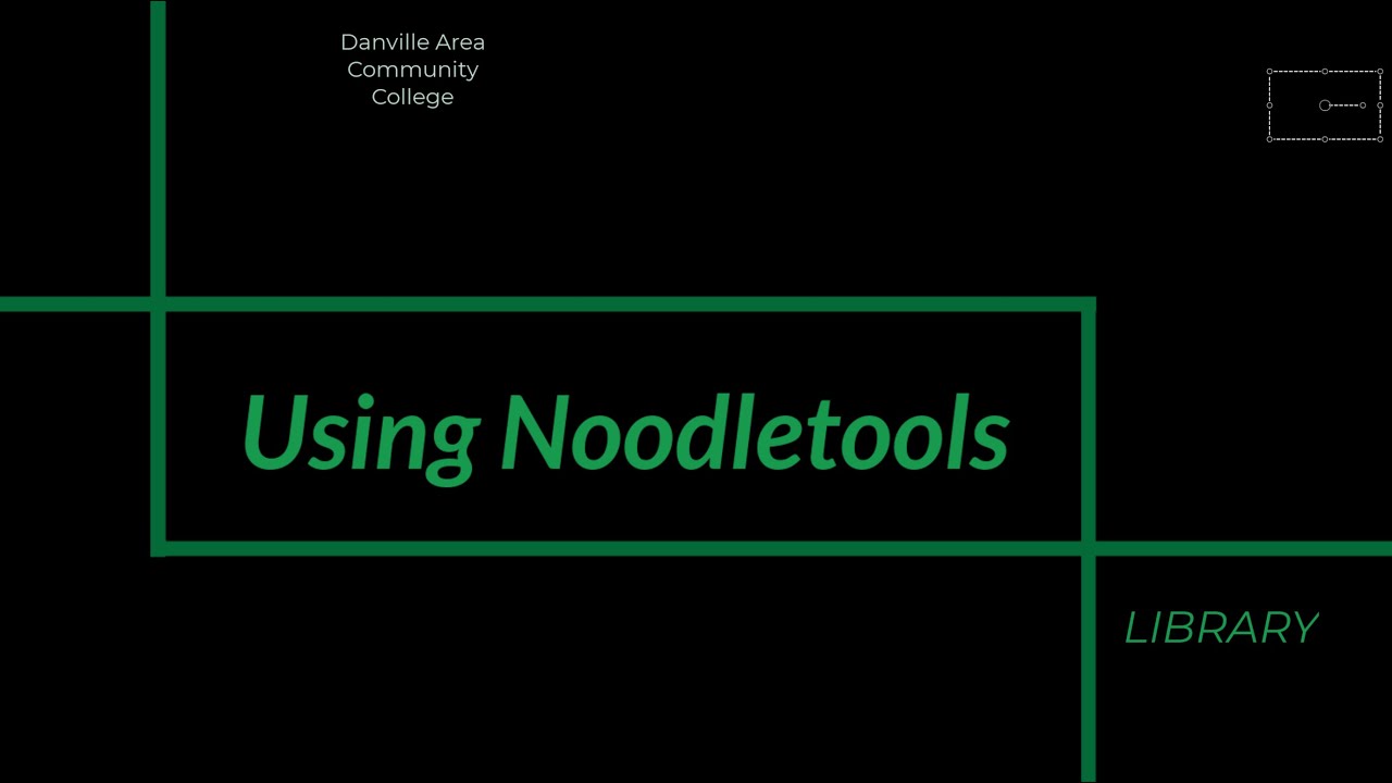 Using Noodletools - YouTube