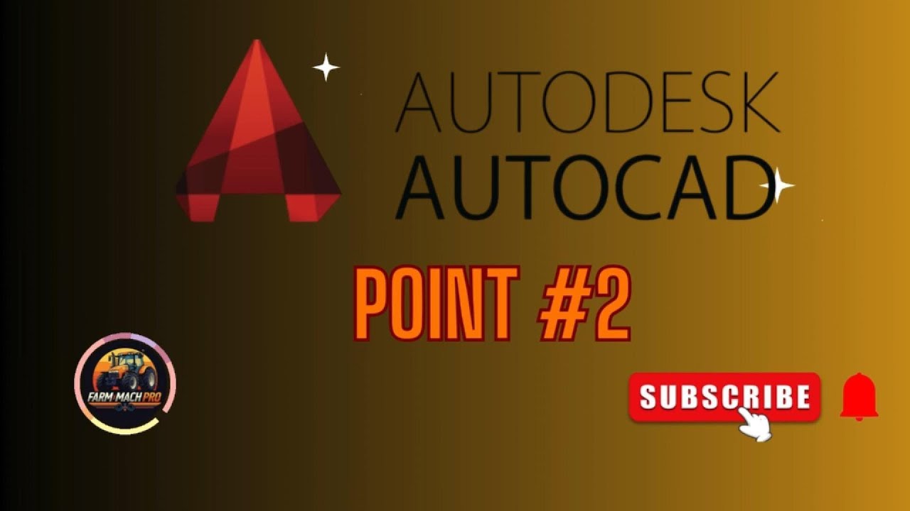AutoCAD Point Command #2 - YouTube