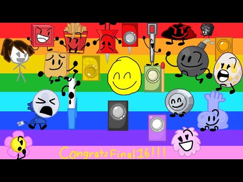 BFDI Camp Rebooted 21A: The Final 16 Appears! - YouTube