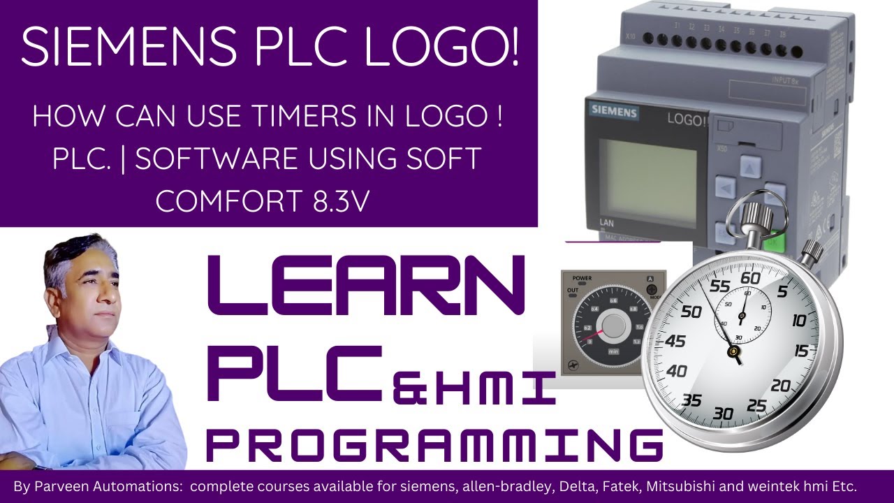 HOW CAN USE TIMERS IN LOGO PLC SIEMENS - YouTube