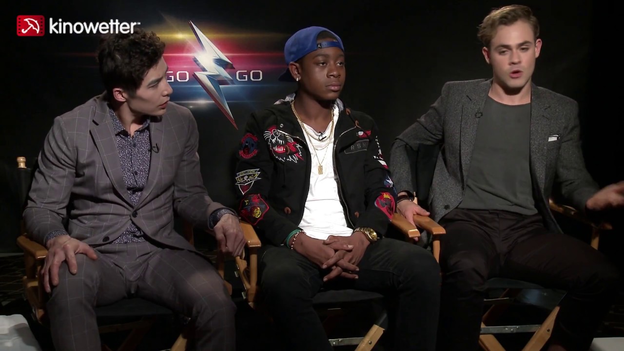 Interview Ludi Lin & RJ Cyler & Dacre Montgomery POWER RANGERS - YouTube
