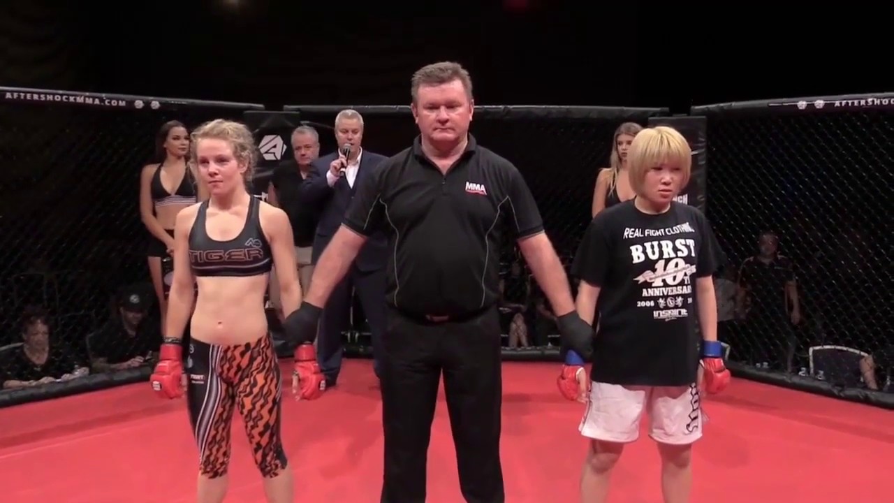WMMA FIGHT - KAELA BANNEY VS IBU TAKANORI - FEMALE MMA FIGHT - YouTube