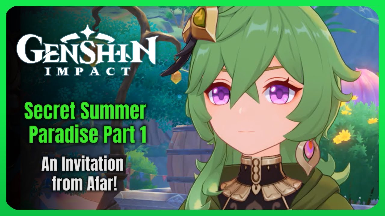 Sumeru Event Quest | Secret Summer Paradise: Part 1 - An Invitation ...