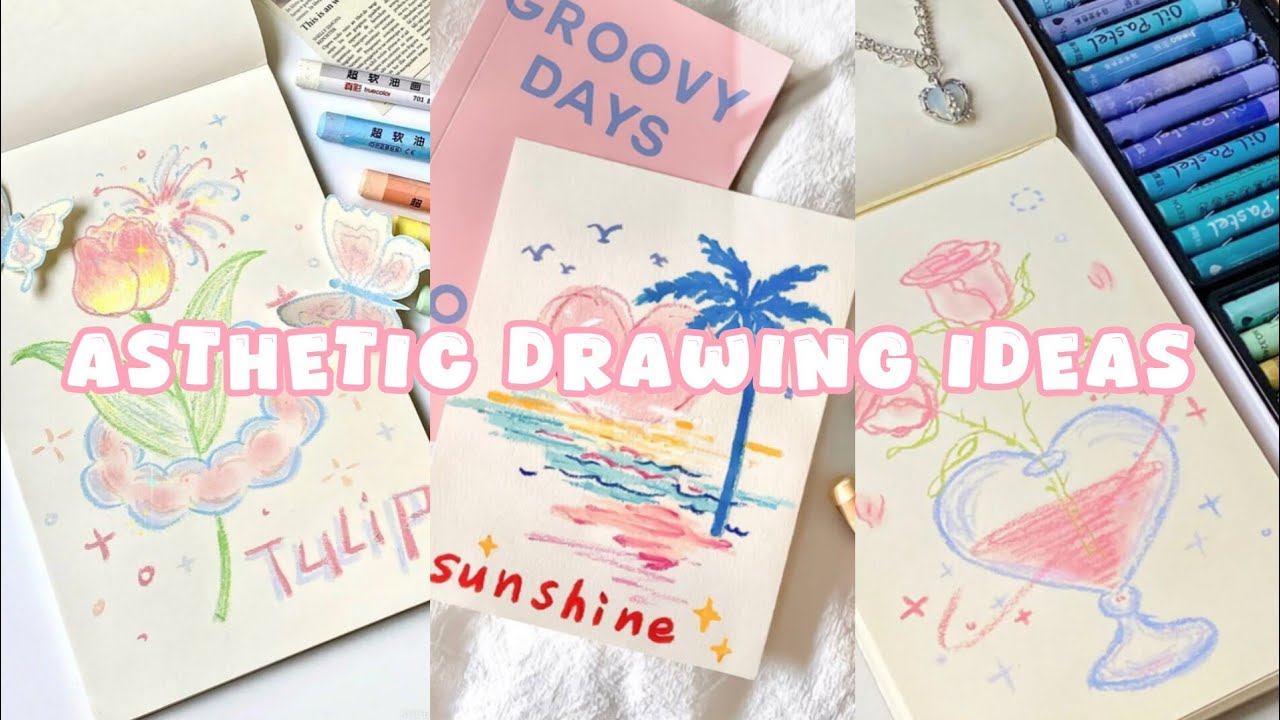 Asthetic Drawing ideas 🎀 - YouTube