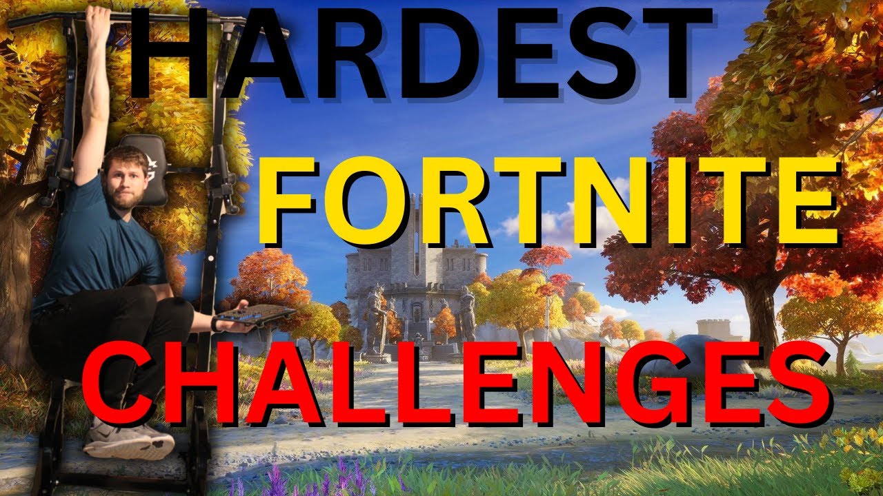 Playing Fortnite by doing the HARDEST CHALLENGES EVER | Fortnite - YouTube