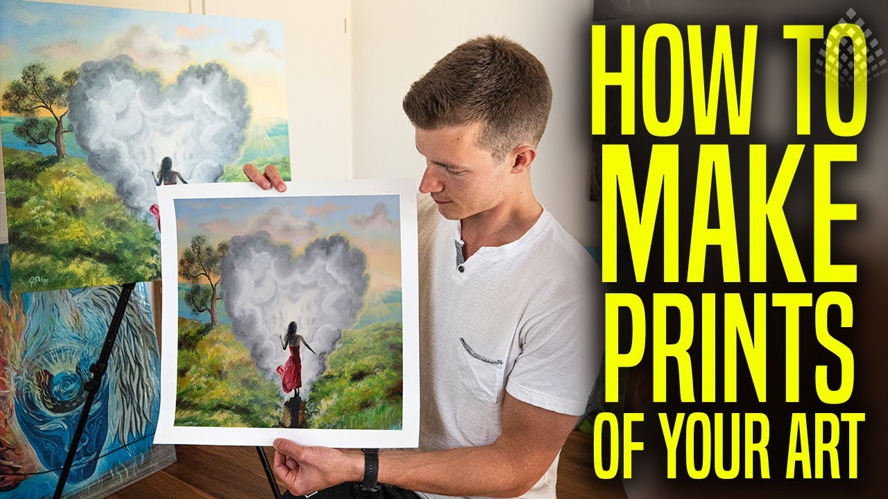 How To Make Prints of YOUR ART [The Cheapest Possible Solution] - YouTube