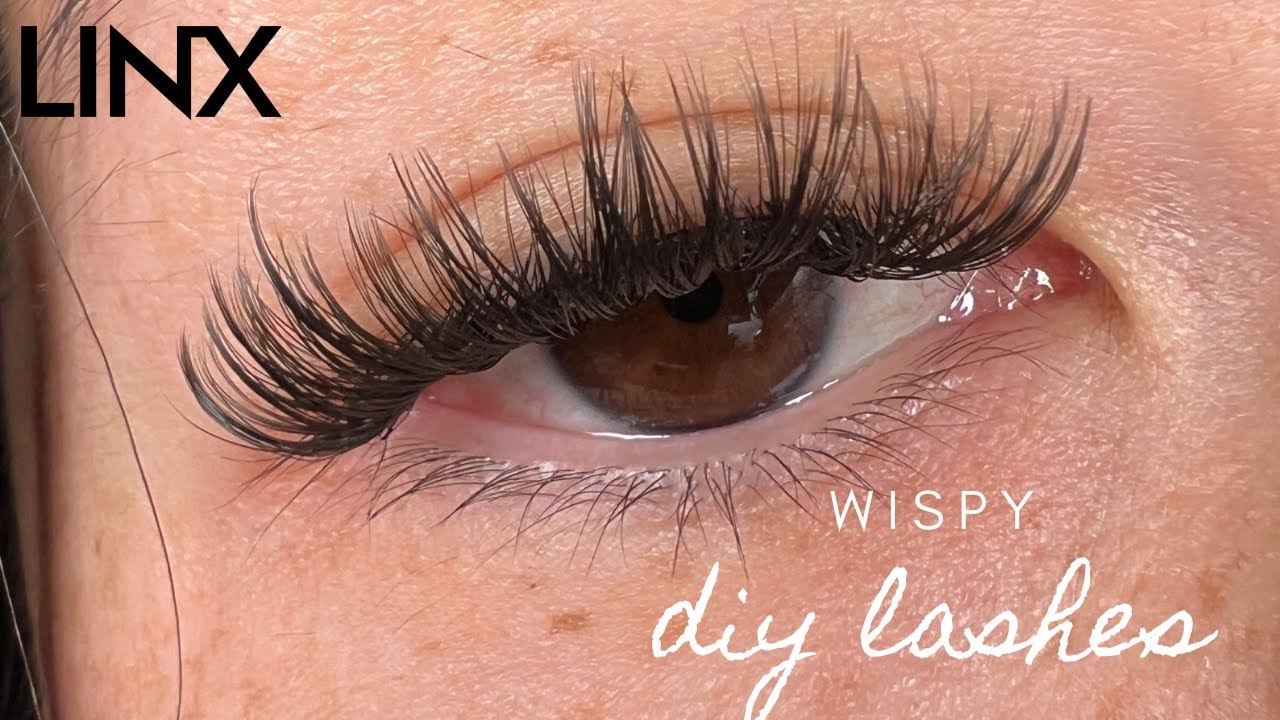 Linx H2 DIY lash wispy set 12mm only - YouTube