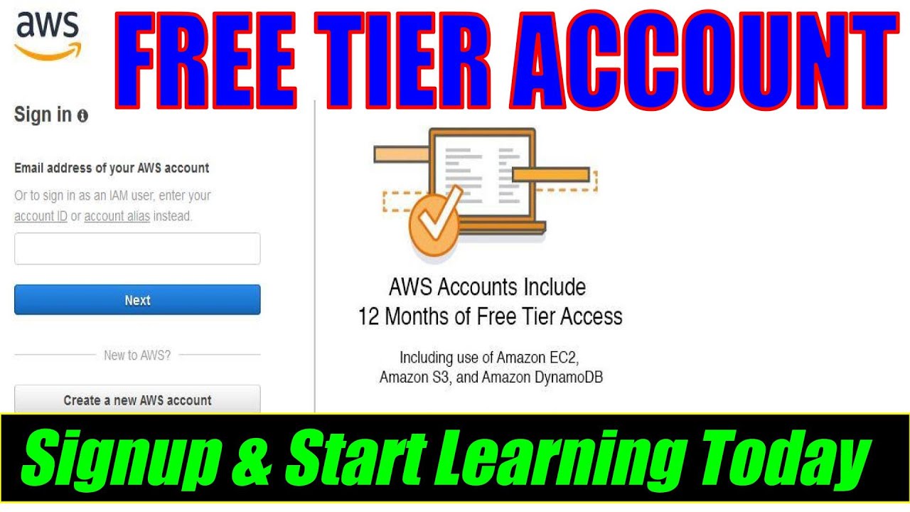 Amazon Web Services : How to signup for aws free tier-step by step ...