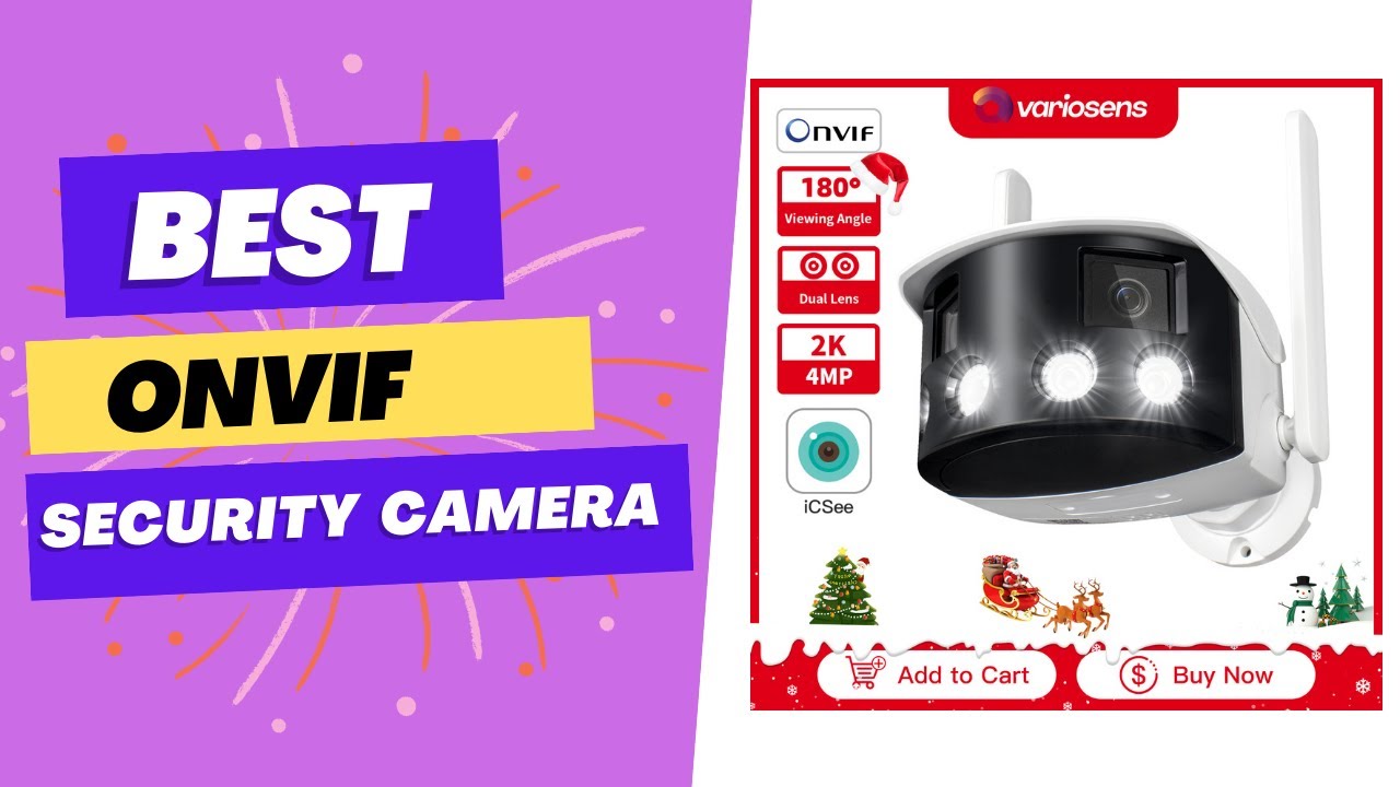 Onvif Dual Lens Security IP Camera Review - YouTube