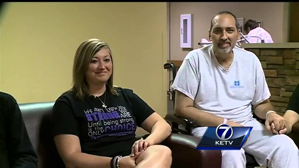 Father beats cancer, 4 strokes, to dance with daughter at wedding - YouTube