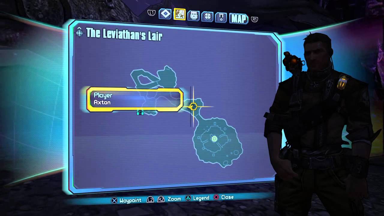 Borderlands 2 :the leviathan secret mini-map - YouTube