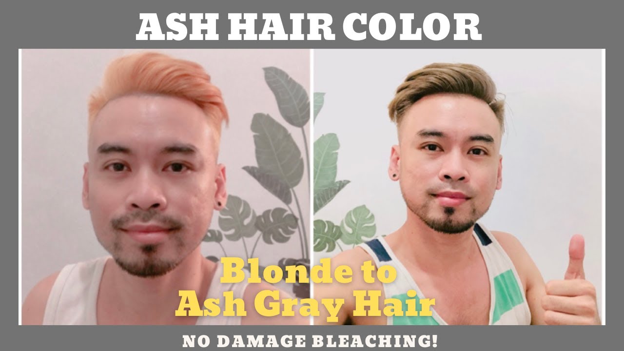 AFFORDABLE DIY ASH GRAY , ASH BLONDE HAIR COLOR | HAIR COLOR FOR MEN ...