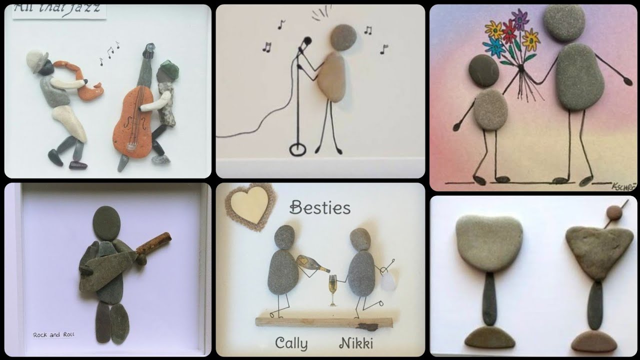 diy Best pebbles art||diy 45+pebble arts||stone art||rocks art||pebbles ...