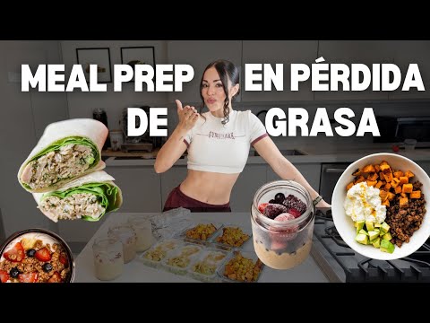 Meal Prep para principiantes bajo en calorías y alto en proteínas | Déficit calórico