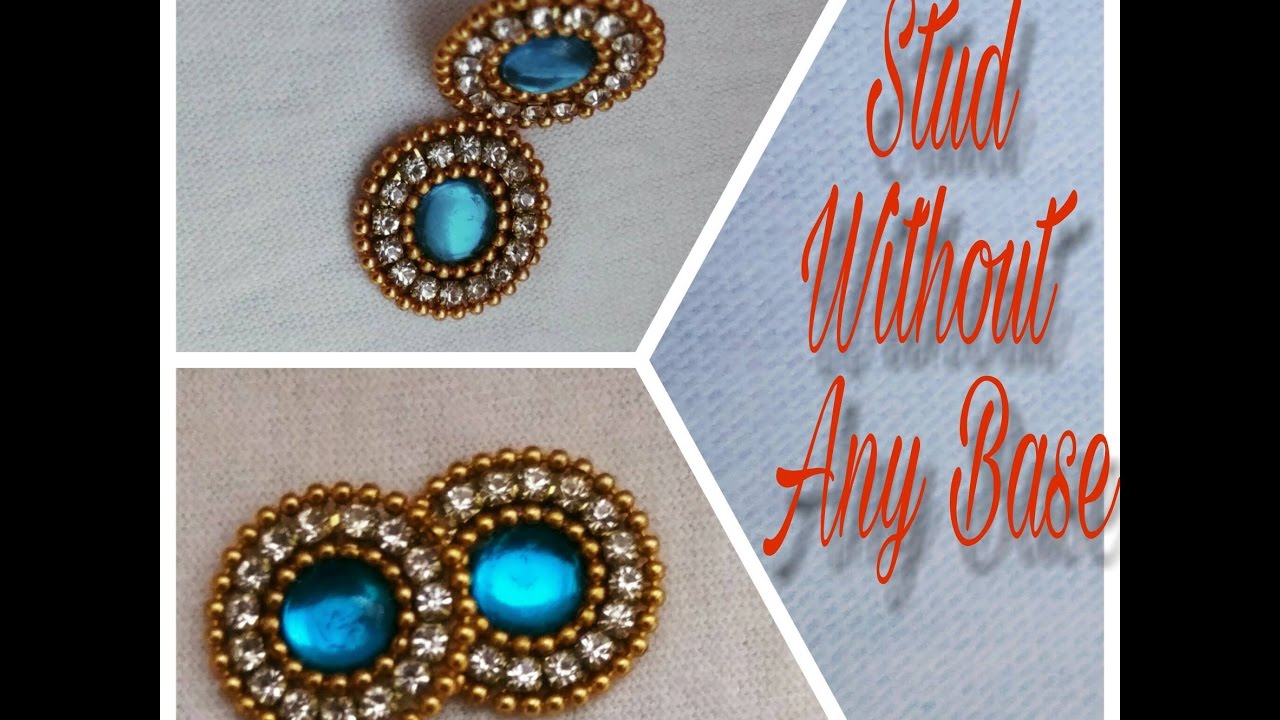 How To Make Stud or patches Without Any Base At Home (Daily Wear ...