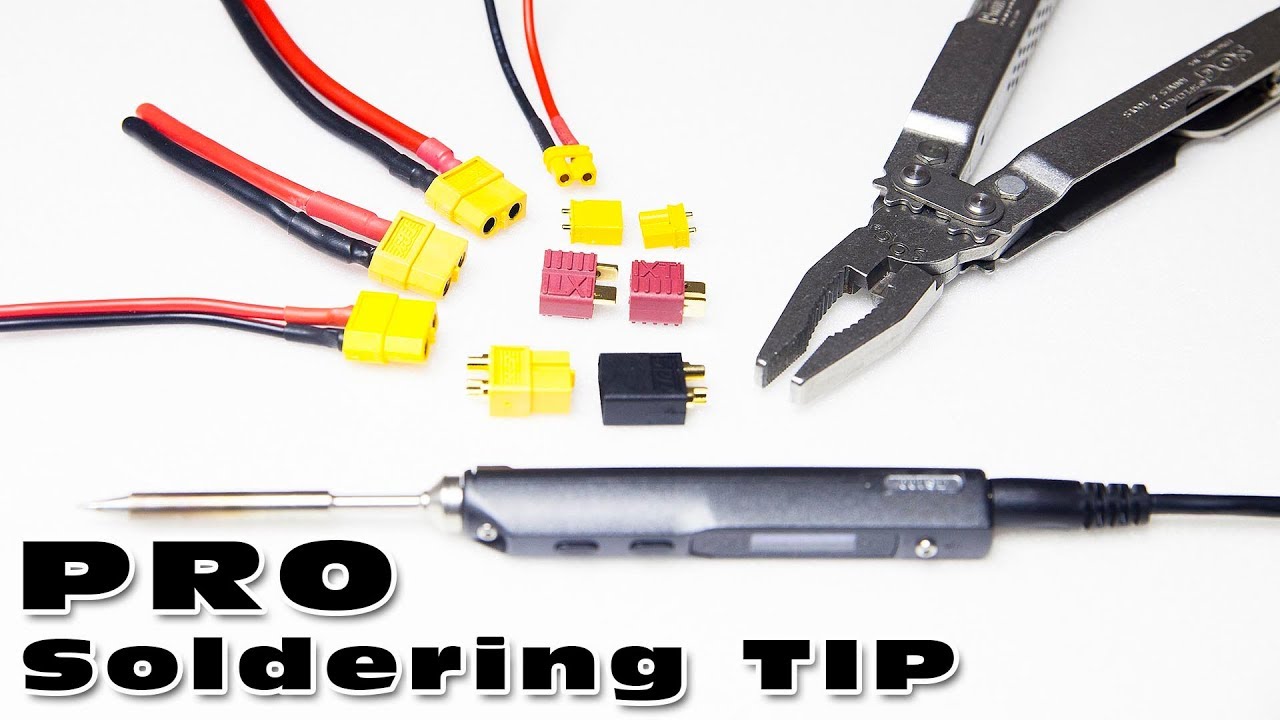 PRO Soldering Tip - Soldering up Power Plugs (XT60 - XT30 - Deans ...