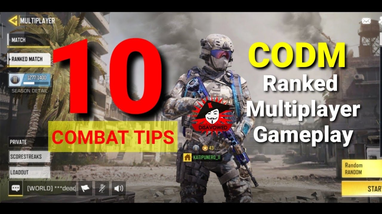 10 COMBAT TIPS for CODM - Multiplayer (Ranked Match) - YouTube