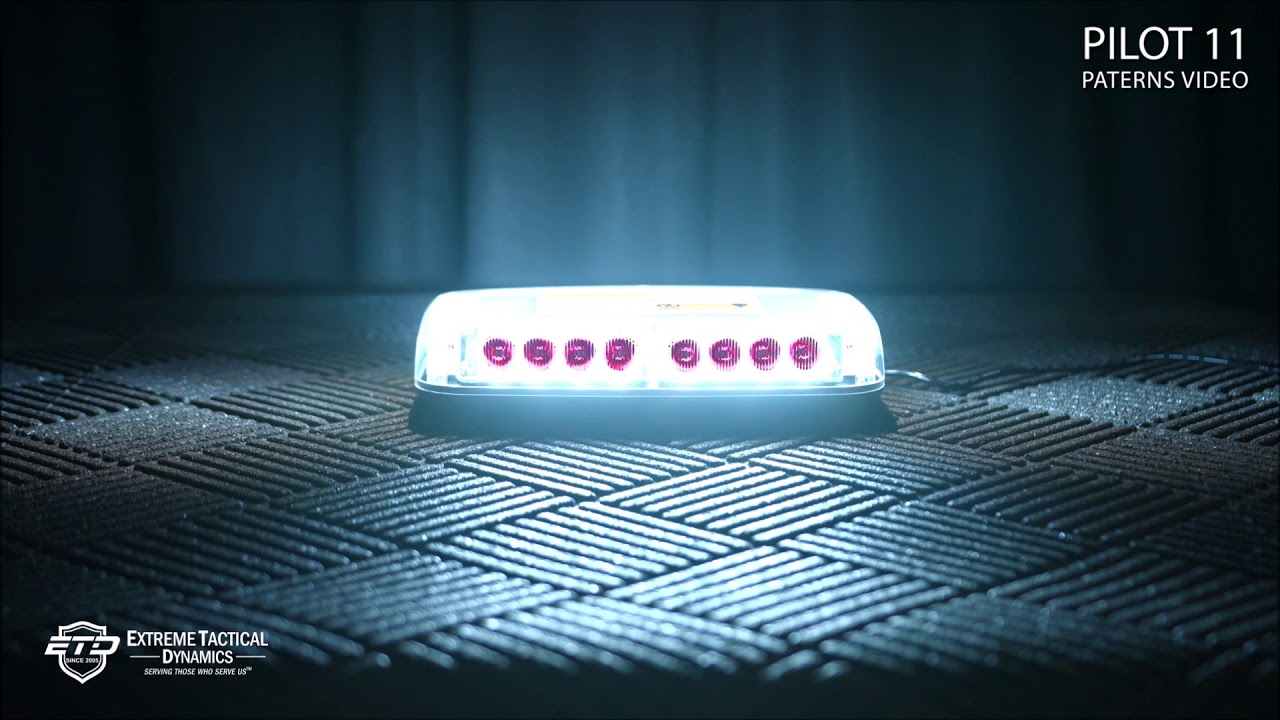 Pilot 11 TIR LED Mini Light Bar Patterns - YouTube