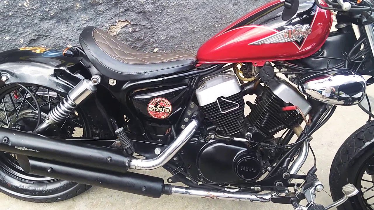 Virago 250 customizada Bobber...linda demais!(Yamaha xv250) - YouTube