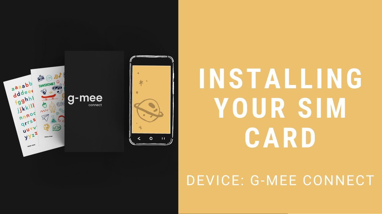 Installing your sim card and connecting to your provider - G-mee ...