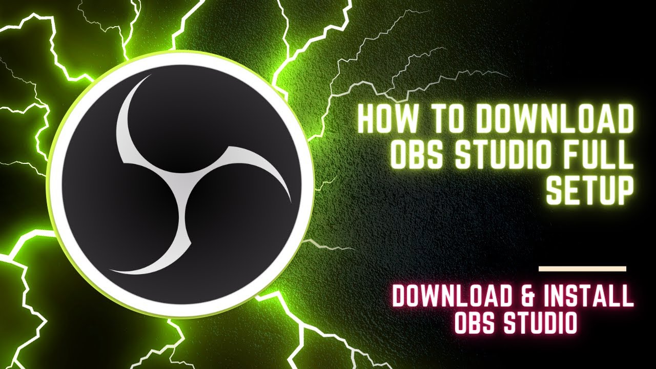 || How to download & install OBS studio in windows 2023 || latest ...