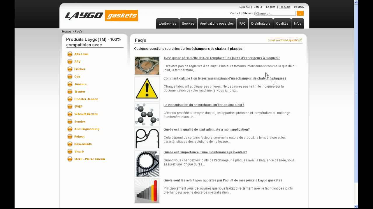 Joints pour échangeurs de chaleur à plaque - LAYGO GASKETS - YouTube