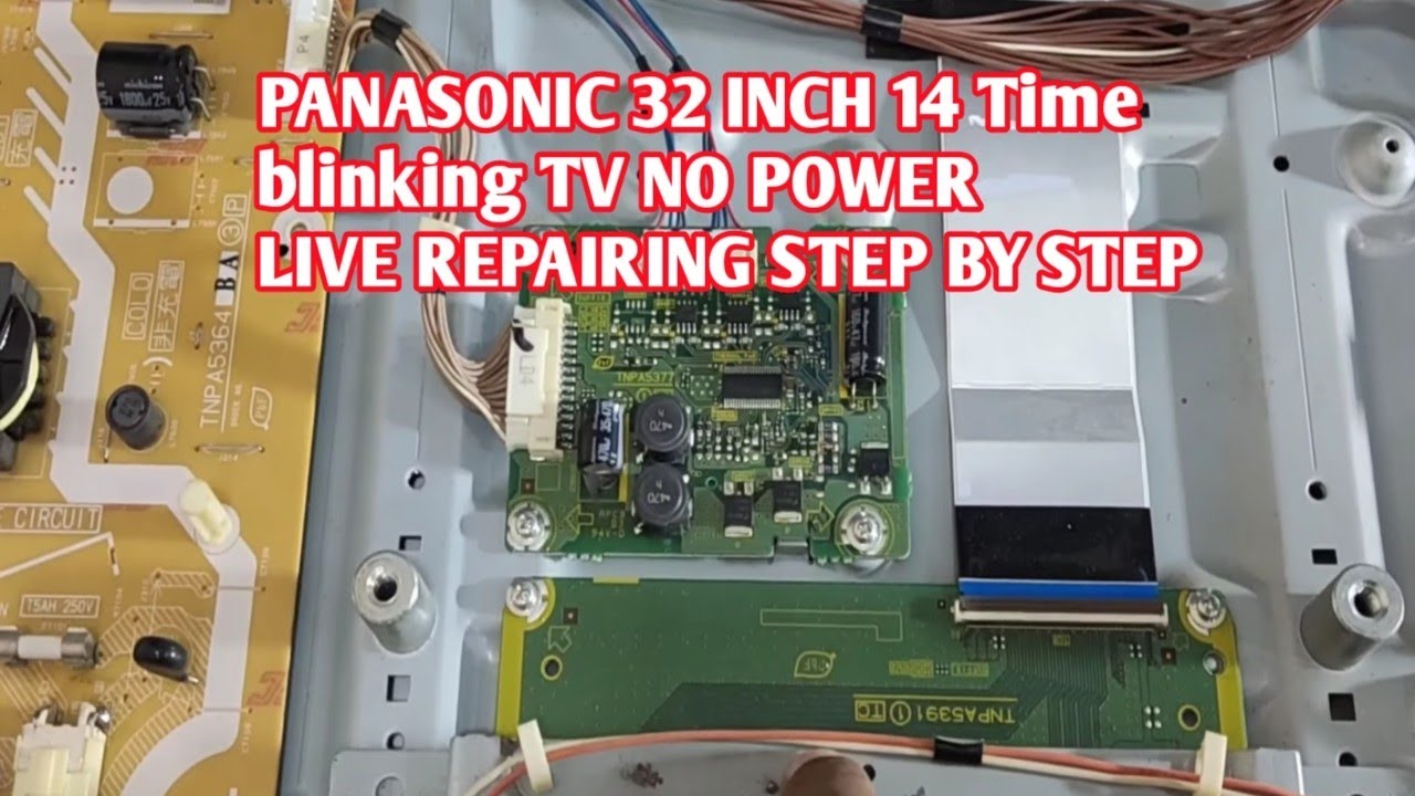 TH-L32E3R Panasonic 32inch 14time blinking Problem live Repairing Model ...