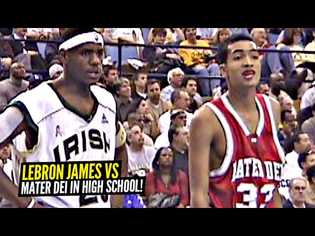 Lebron James As A Freshman