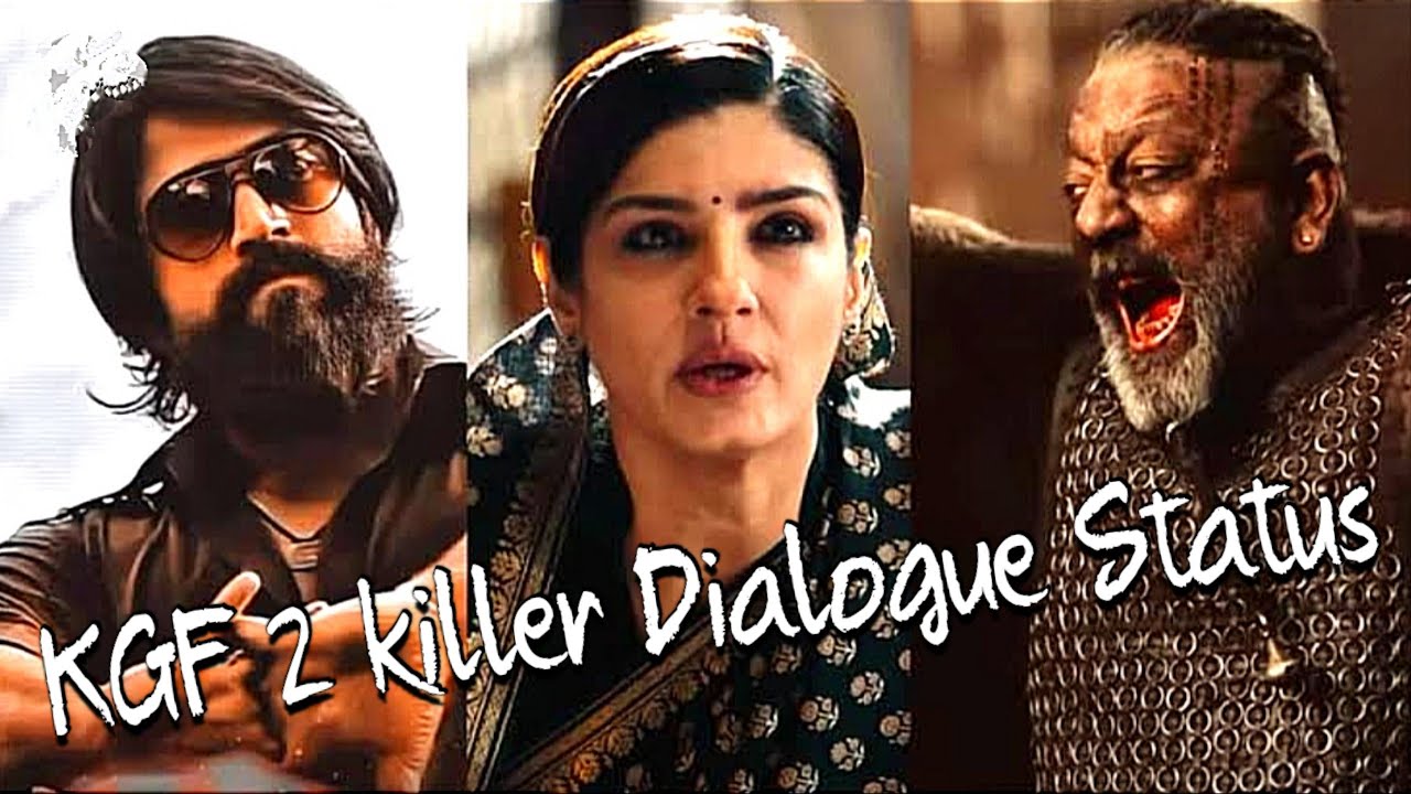 KGF Chapter 2 Dialogues| KGF 2 Yash Dialogue| Yash, Srinidhi, Sanjay D ...