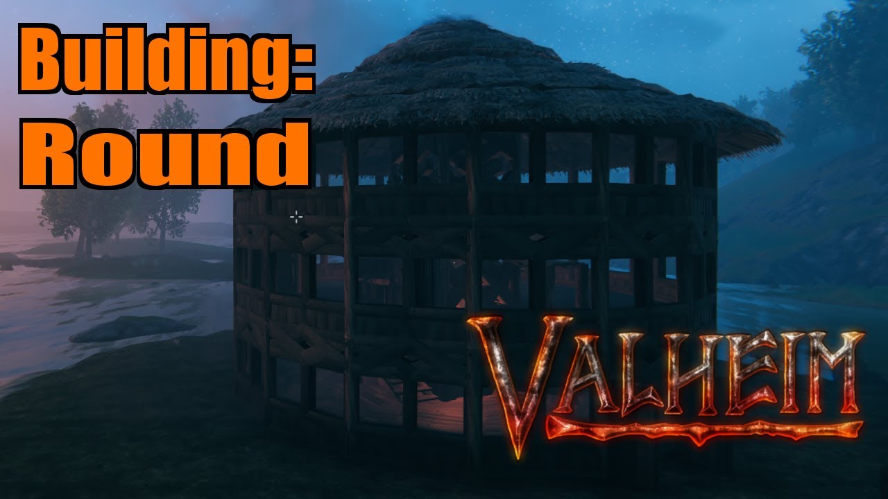 Valheim - How To Build: Round Home/Tower - YouTube
