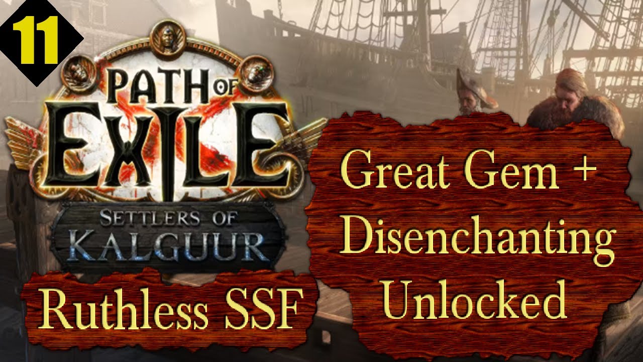Ruthless SSF: Ep 11 Gem Found & Disenchanting - Cyclone Juggernaut ...