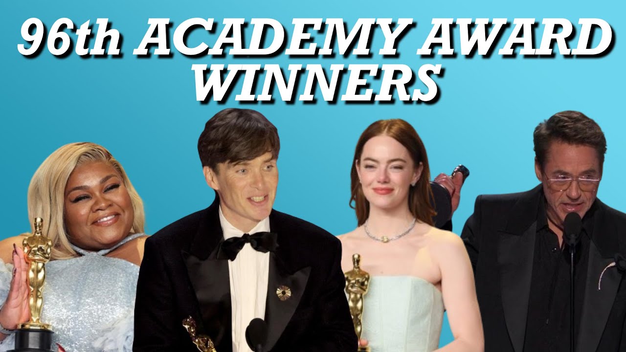 96th Academy Awards Oscar winners －2024－ - YouTube